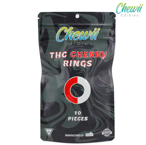 Chewii Fast-Acting Cherry Gummy Rings 200mg Rec - Exclusive Cannabis ...