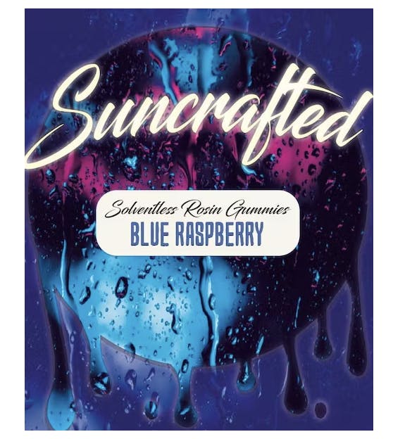 Suncrafted | Blue Raspberry Rosin Gummies | 100mg - {retailer.name ...