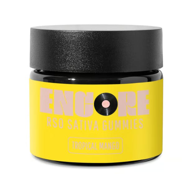 Tropical Mango High-Dose RSO Gummies | 20-Pieces