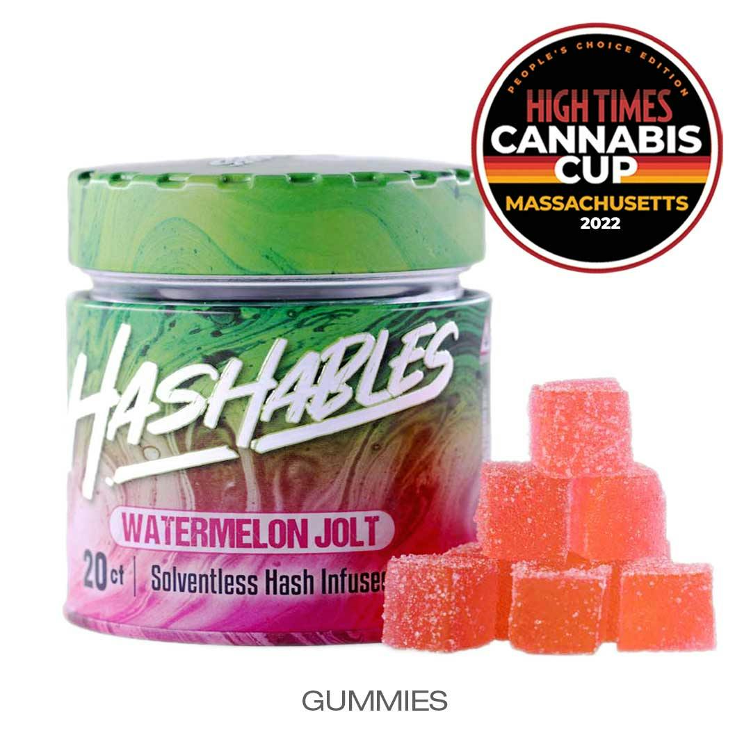 Gummies | Watermelon Jolt Hashable | 100mg | 20pk | Impact Extracts ...