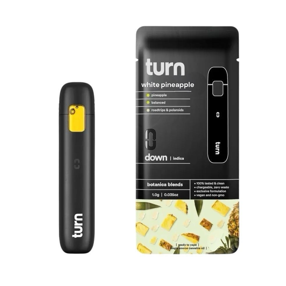 The Flowery NY | Down White Pineapple Botanica Blends Vape