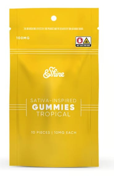&Shine Tropical | Gummies | 10pk - Doobie &Shine Tropical | Gummies | 10pk - Doobie