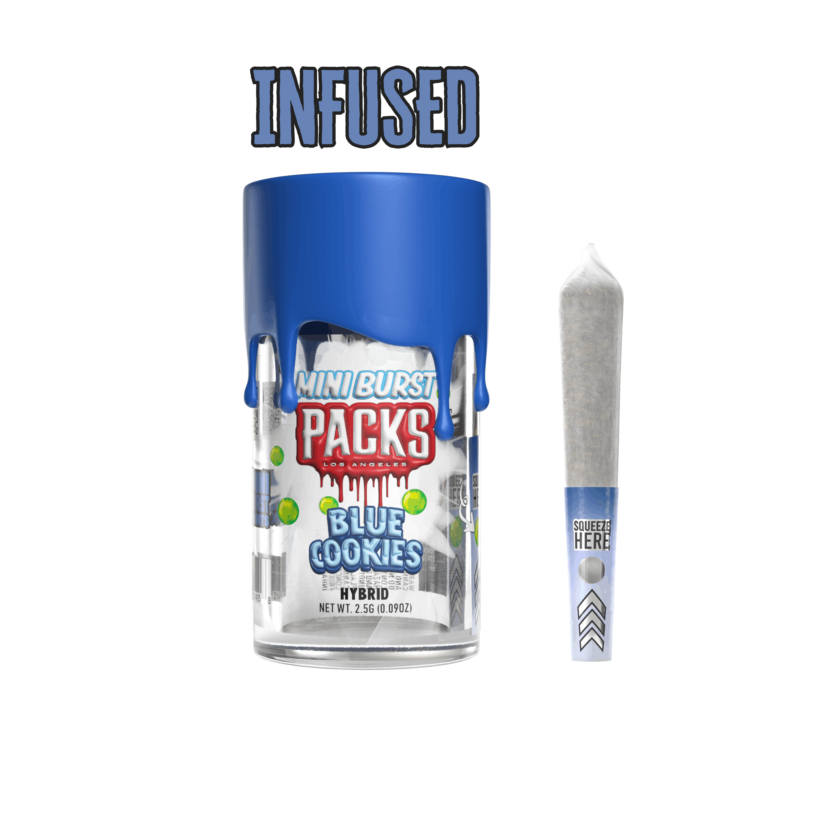 PACKWOODS Mini Bursts | Blue Cookies | Infused | 5pk Cannabis for Sale ...