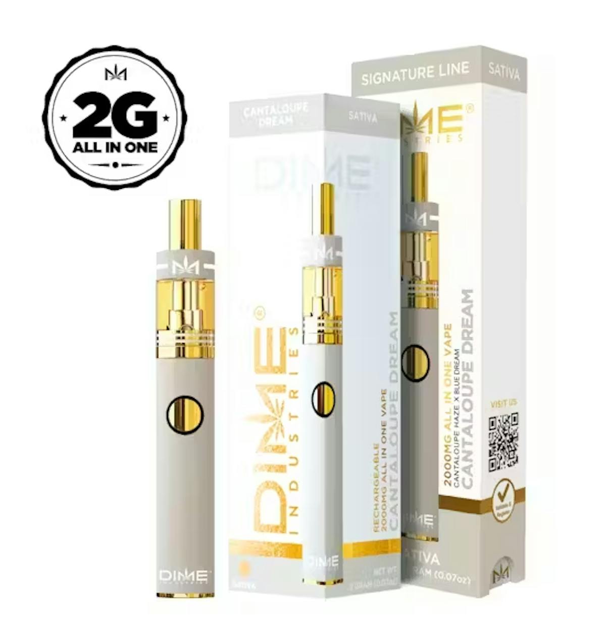 Dime Cantaloupe Dream 2g Disposable 2g Vaporizers | Dime Industries