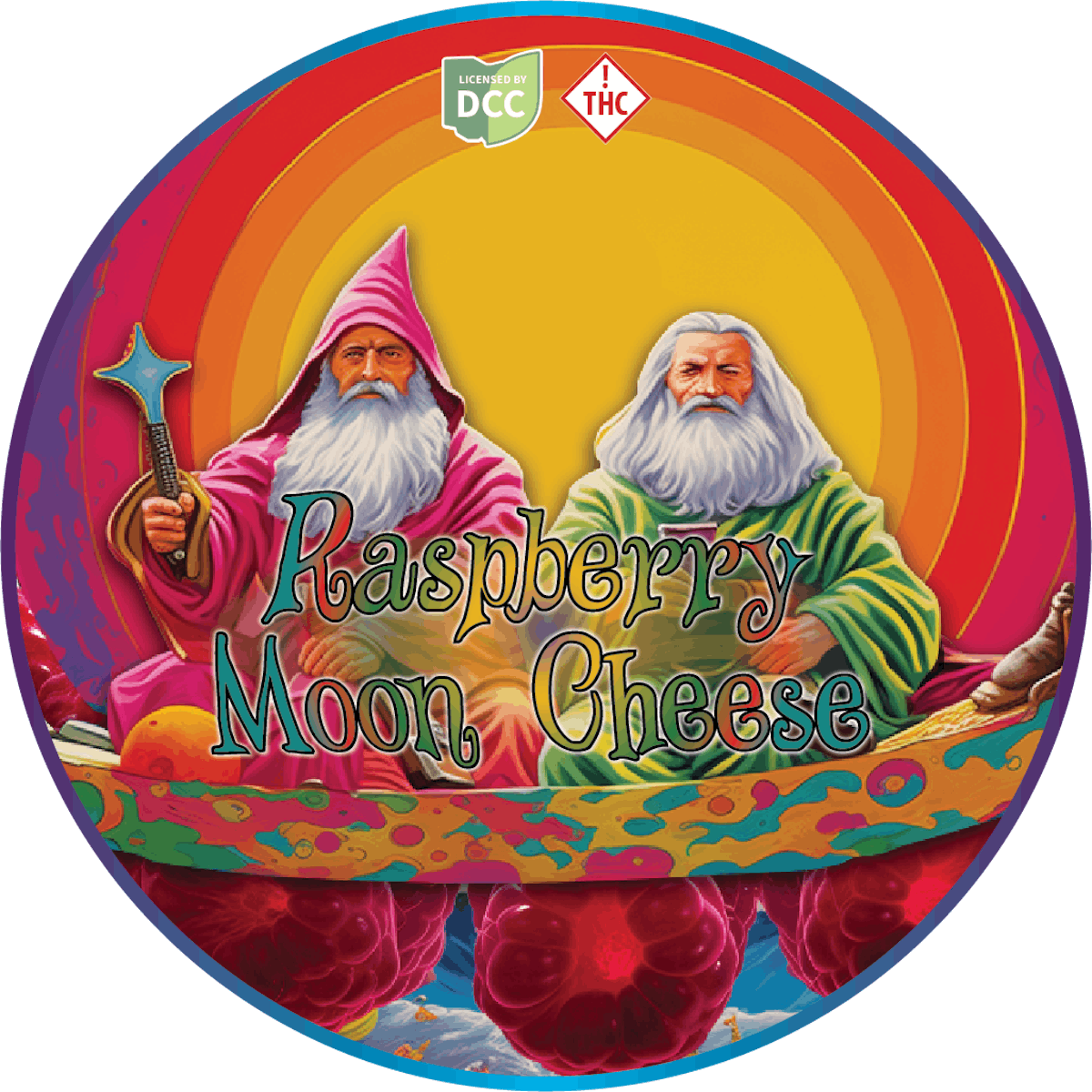 Raspberry Moon Cheese Gummies 200mg | 5pk 5pk Edibles | Galenas