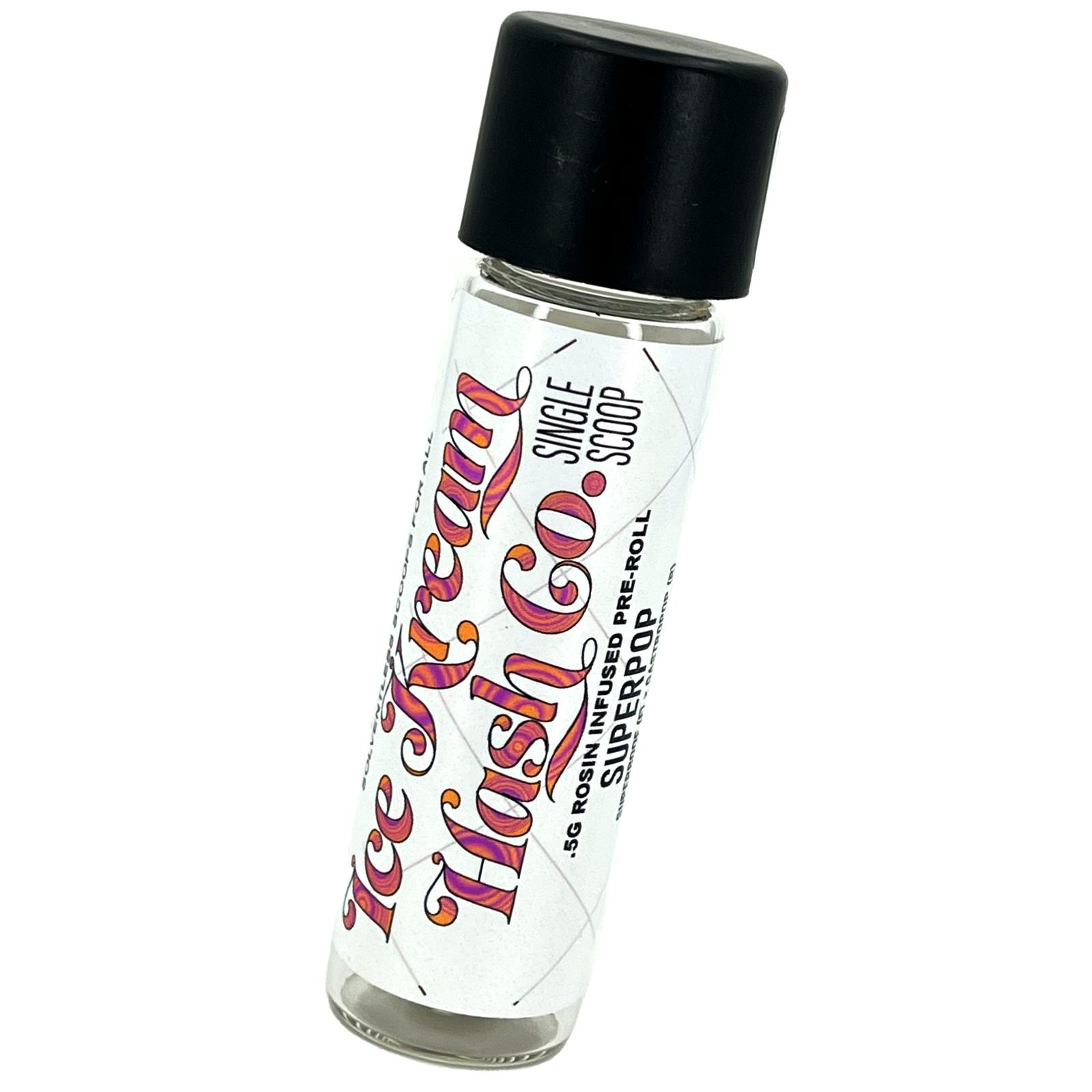 New Standard | Ice Kream Hash Co. | Superpop Single Scoop Rosin Infused Pre-Roll | 0.5g