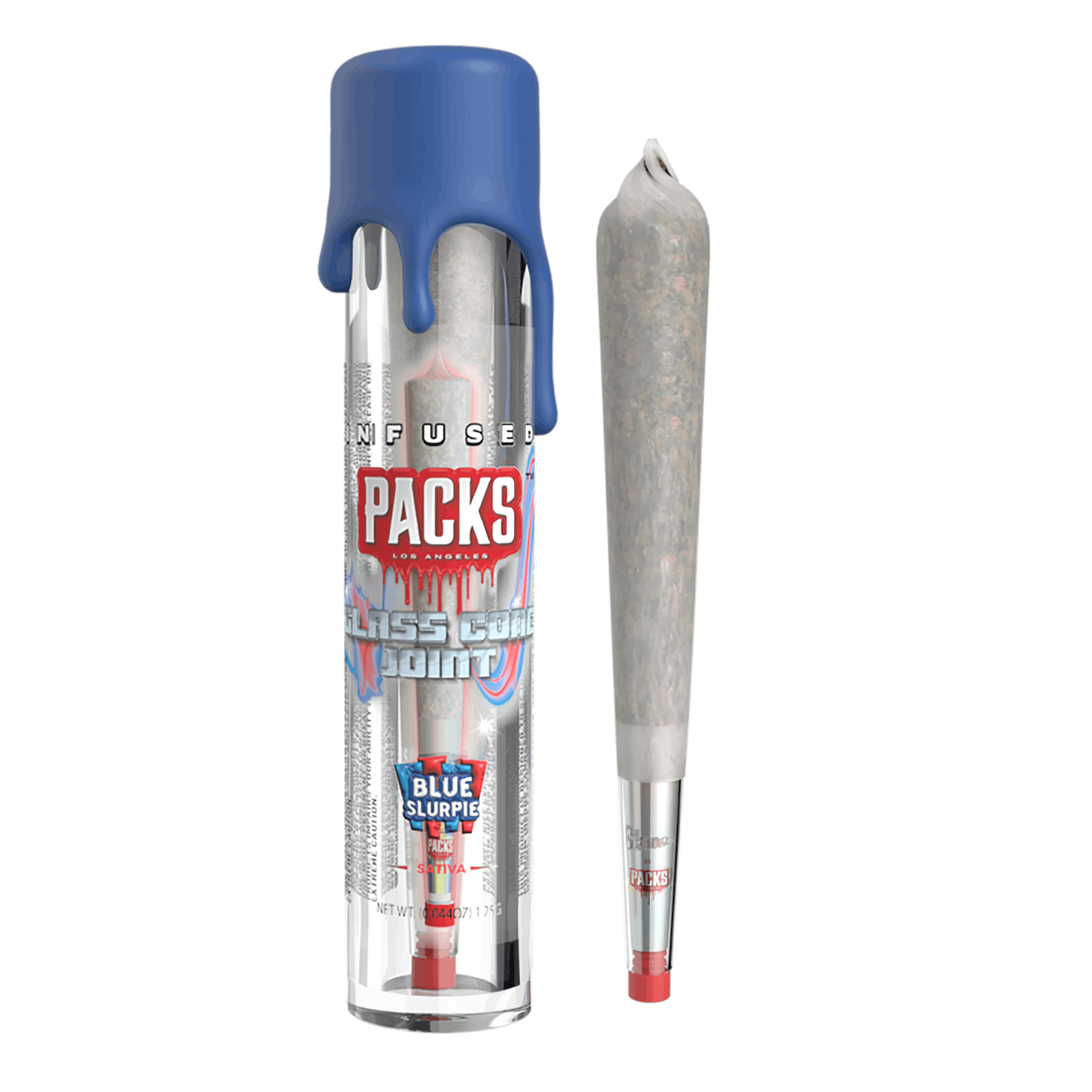 Blue Slurpee | 1.5G Infused Glass Cone Preroll