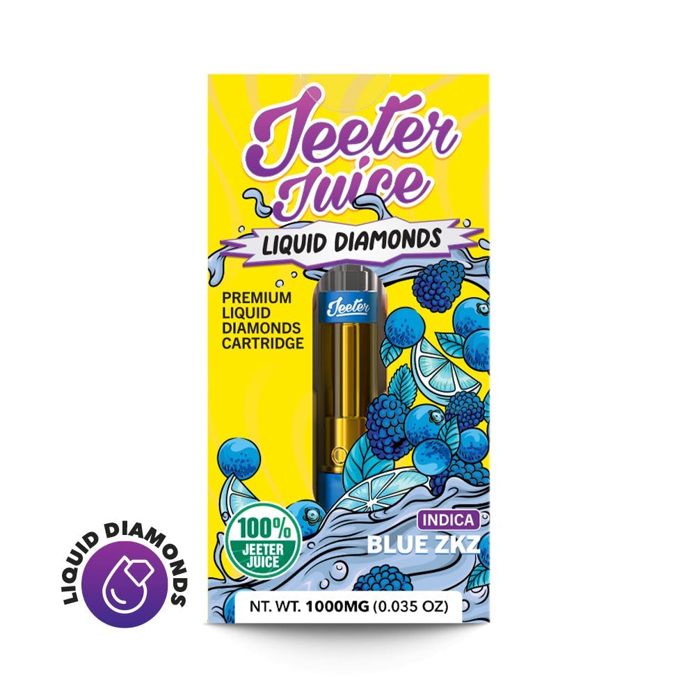 Blue ZKZ Premium Diamonds Vape Cartridge | 1g - Cookies San Bernardino