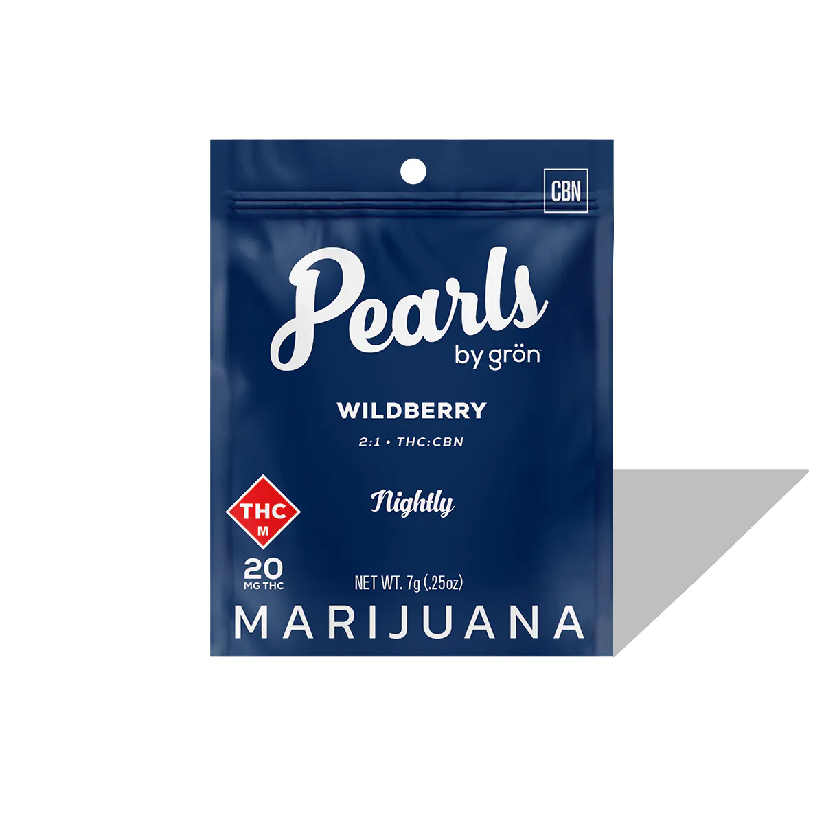 2:1 Wildberry Pearls 10-Pack – THC/CBN – Indica 100mg Edibles | Gron