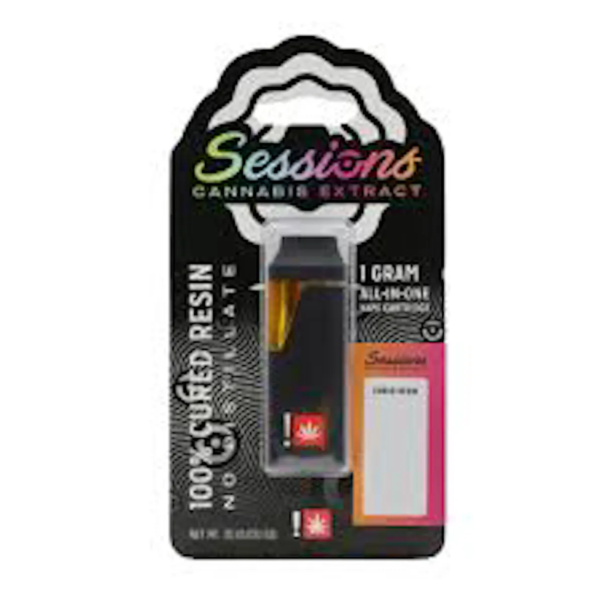 Sessions Cannabis Extract 1g LEMON CAKE Distillate All-In-One Vape ...