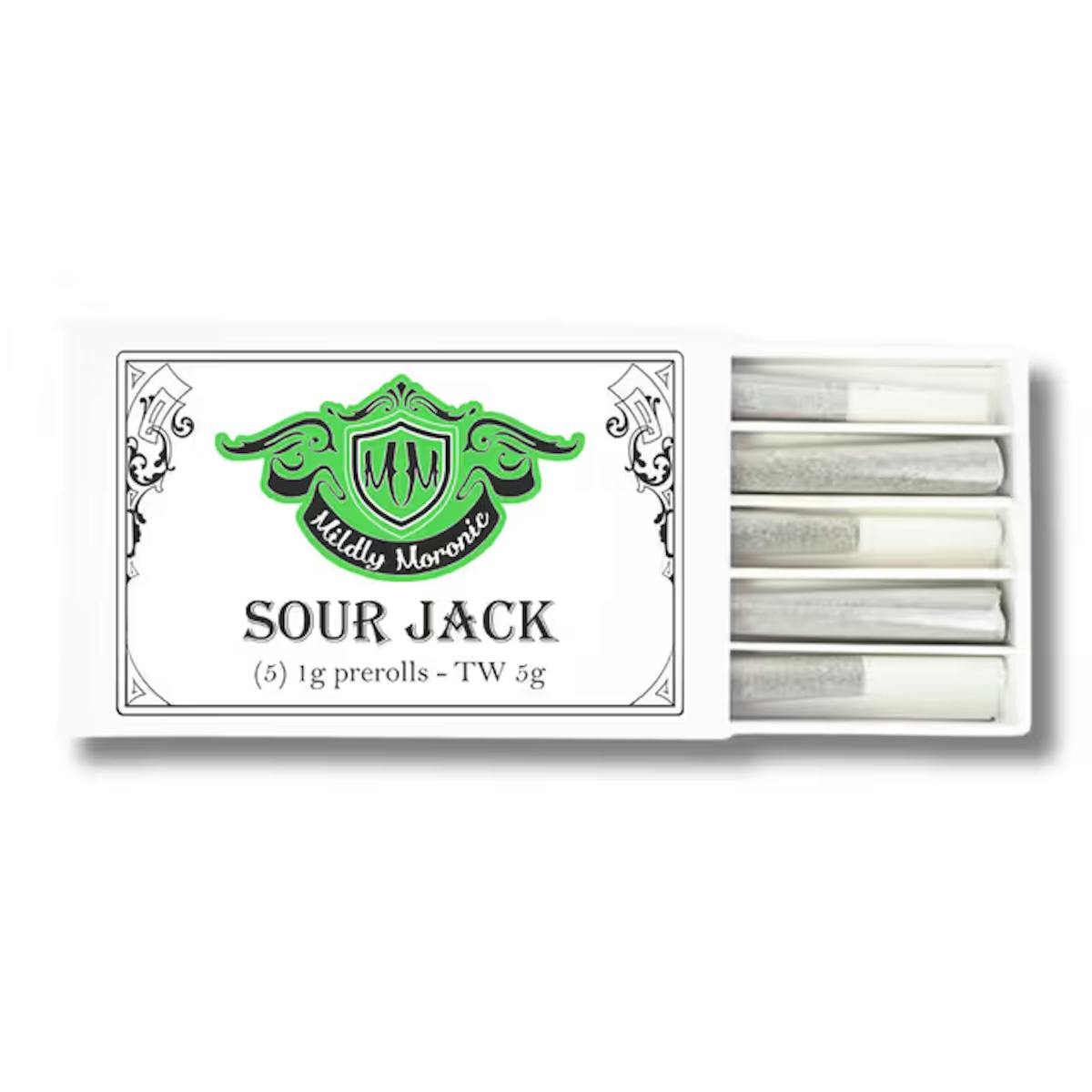 Sour Jack 5pk Prerolls | 5g Pre-rolls | Mildly Moronic | Saratoga ...