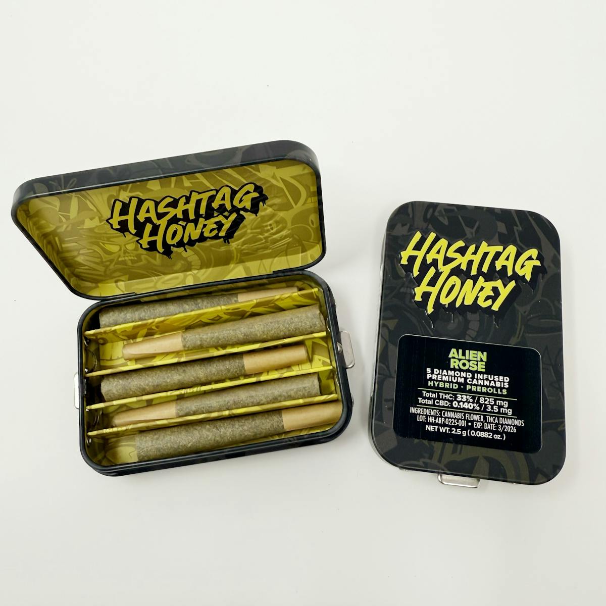 Hashtag Honey Alien Rose Diamond Infused Preroll - ZenZest - Hashtag ...