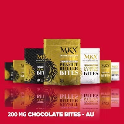 MKX BITES | MILK CHOCOLATE ALMOND 200MG