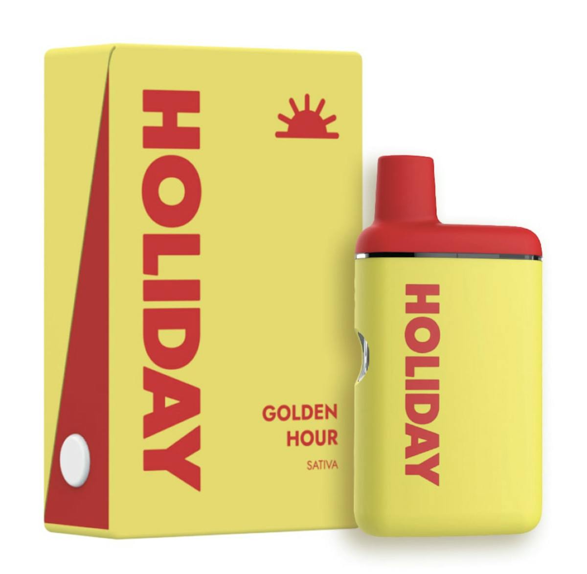 Holiday – Golden Hour Sativa Disposable Vape 1g Vaporizers | Holiday