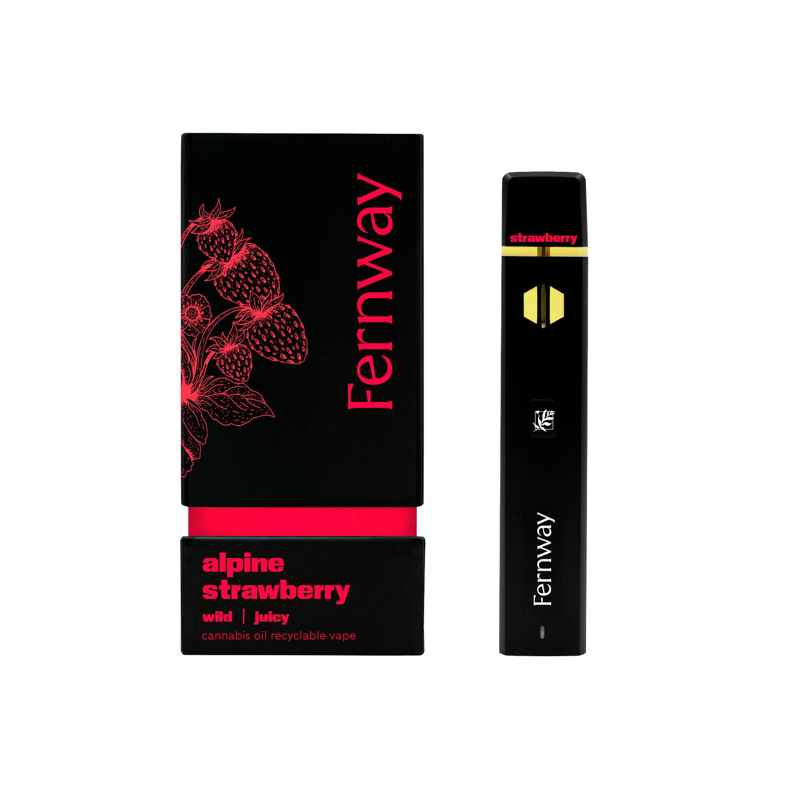 Alpine Strawberry | Disposable Vape | 1G by Fernway | Buy Online ...