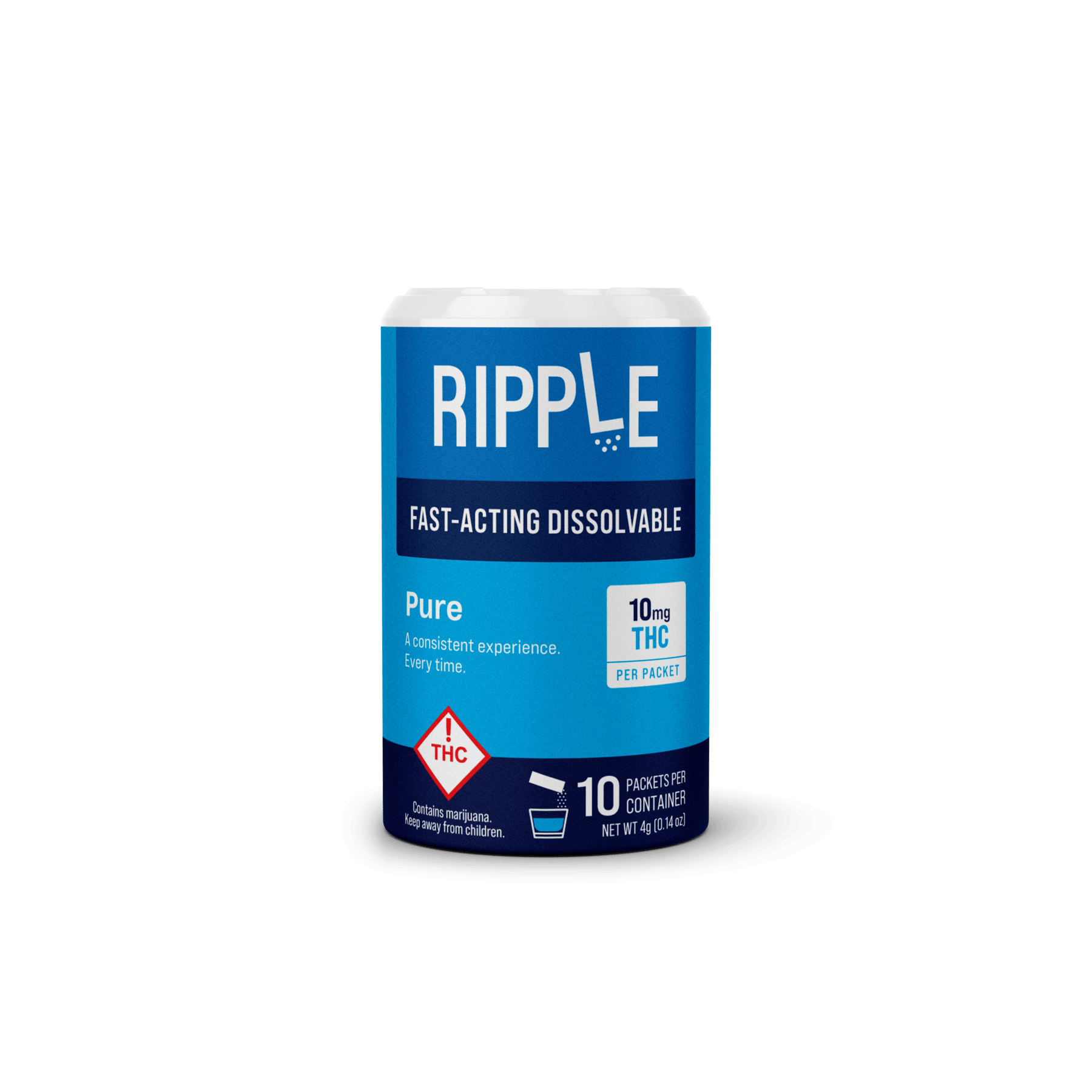 Ripple Pure Fast-Acting Dissolvable 100mg | Native Roots Cannabis