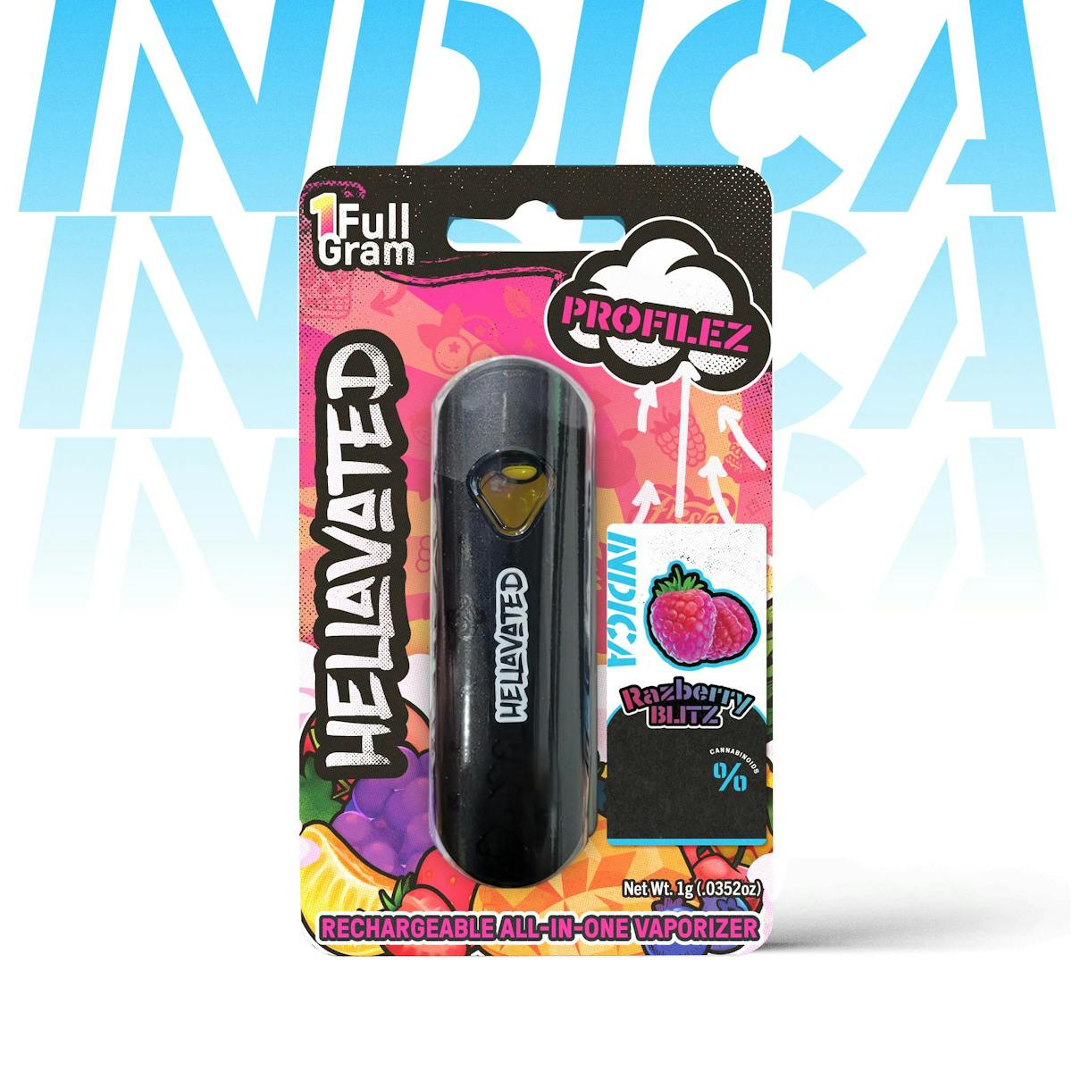 Hellavated Razberry Blitz Disposable - Stories Cannabis - Hellavated ...