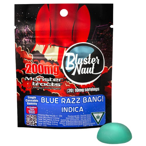 Monster Xtracts Blue Razz Bang! Indica Blasternaut Single Monster Xtracts Blue Razz Bang! Indica Blasternaut Single