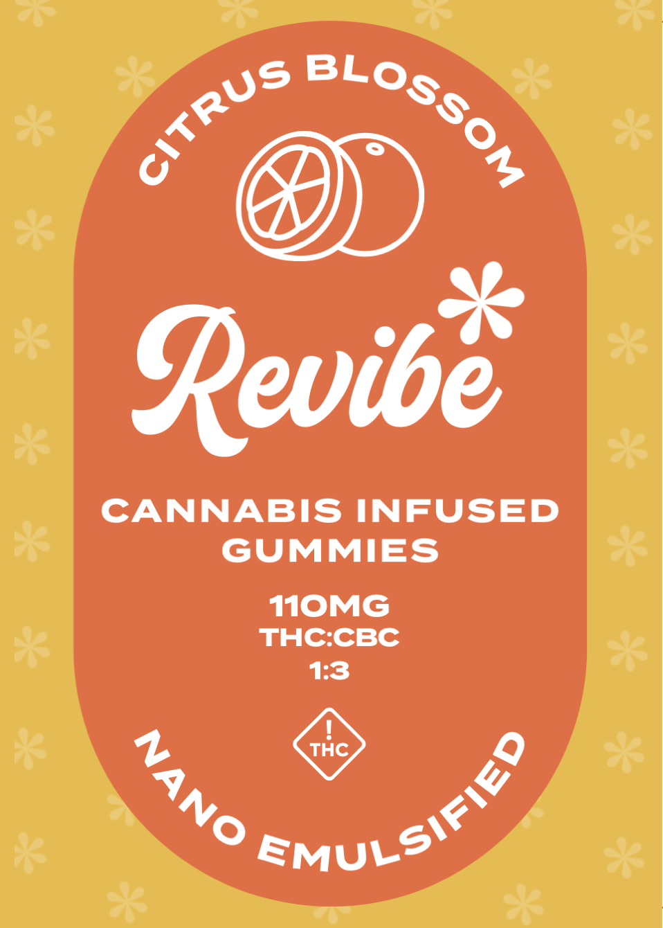 CBC Nano Citrus Blossom 110mg 10pk 10pk Edibles | Revibe