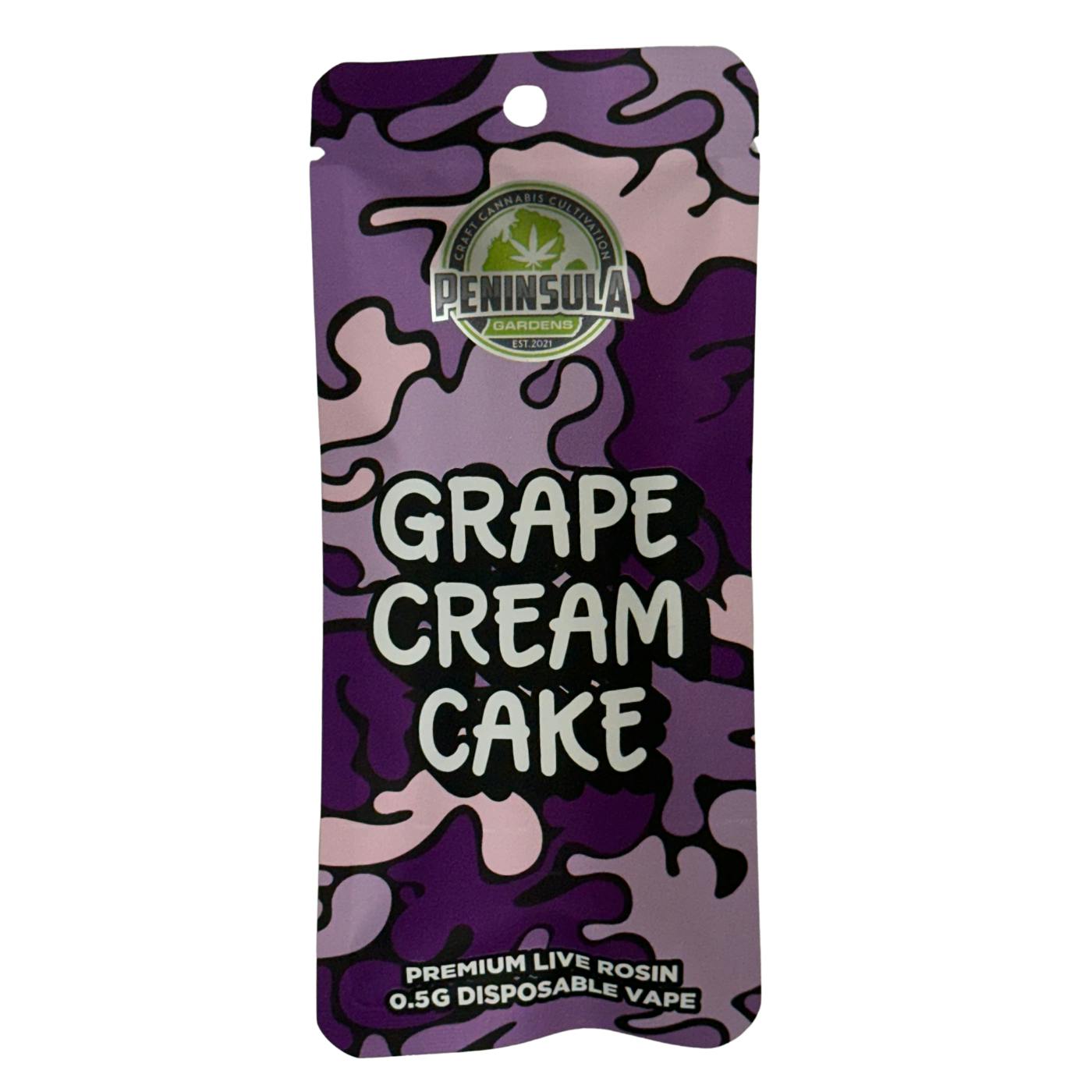 Peninsula Gardens - Grape Cream Cake Disposable