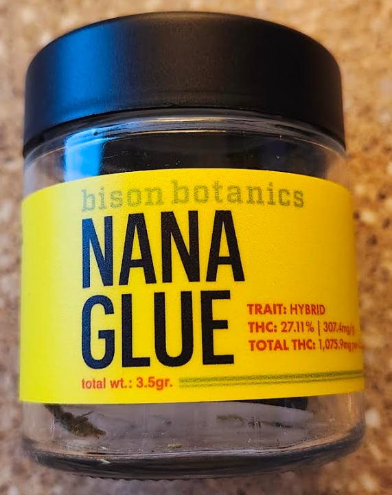 Nana Glue Flower | Hybrid | Bison Botanics | Raven's Joint | A Cannabis ...