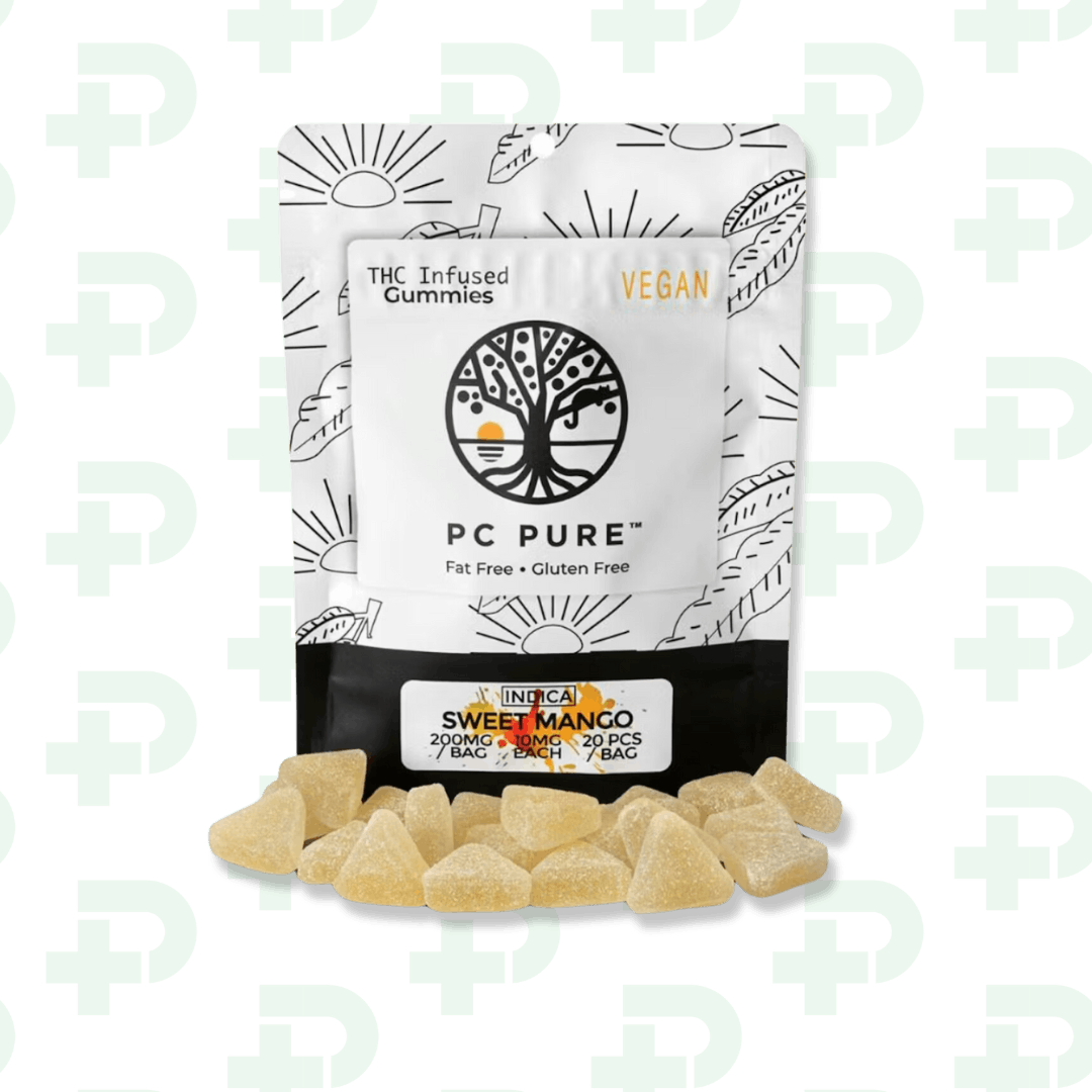 PC Pure 200mg Gummy - Indica - SWEET MANGO