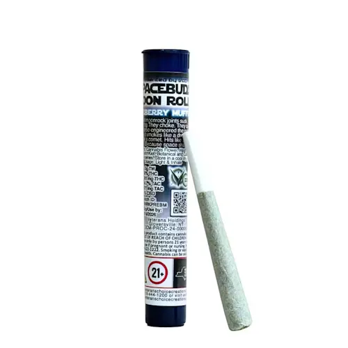 Spacebuds Pre Roll 'Moon Rolls' | 1.5g | Blueberry Muffin [I] | Cannabis