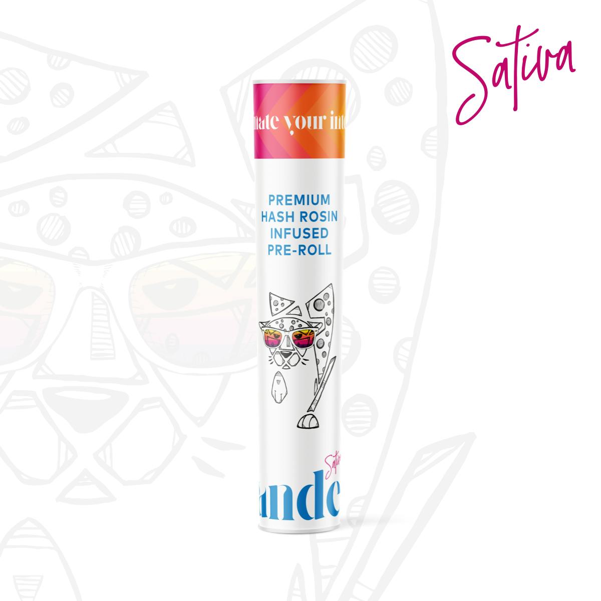 Alien pebbles 1 5g hash rosin infused pre roll | Skymint Flint