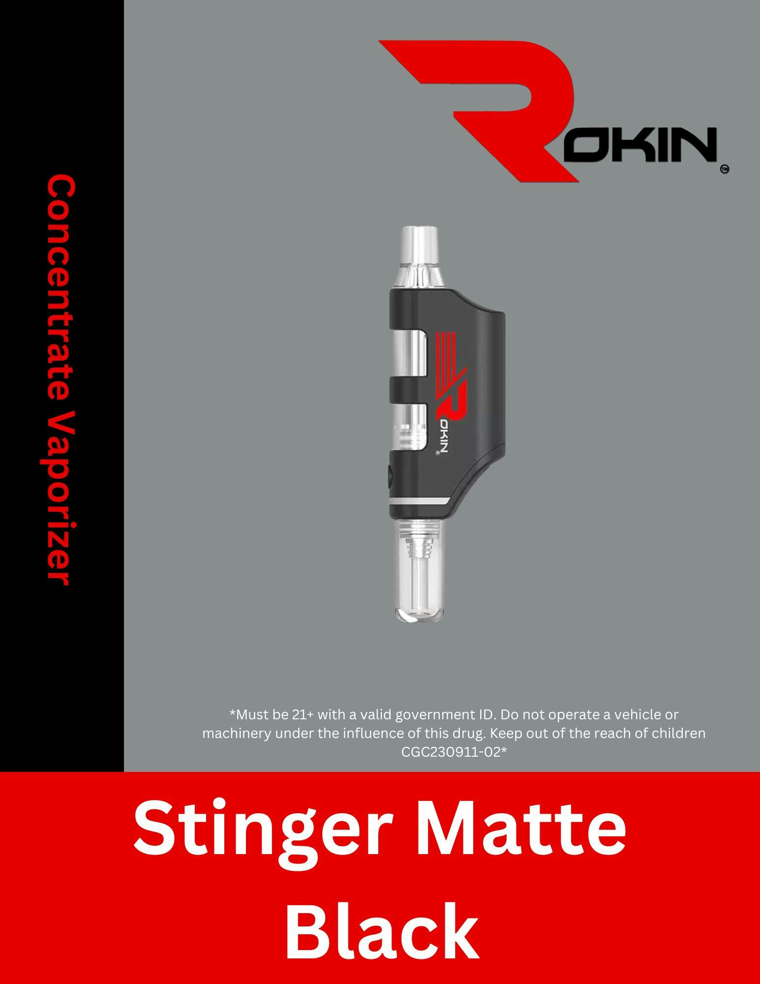 Rokin Rokin Stinger Matte Black - Country Grown Cannabis