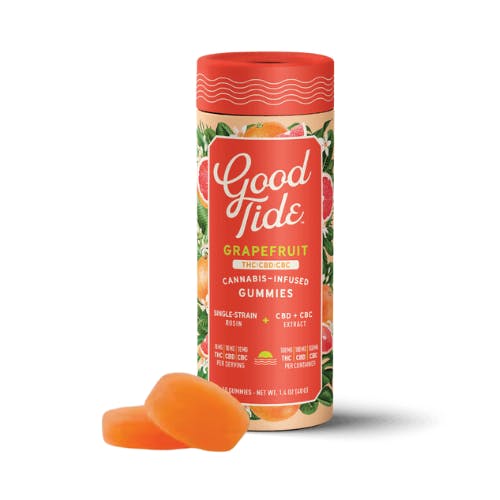 GRAPEFRUIT HASH ROSIN GUMMIES 1:1:1 THC:CBD:CBC | Vibe By California