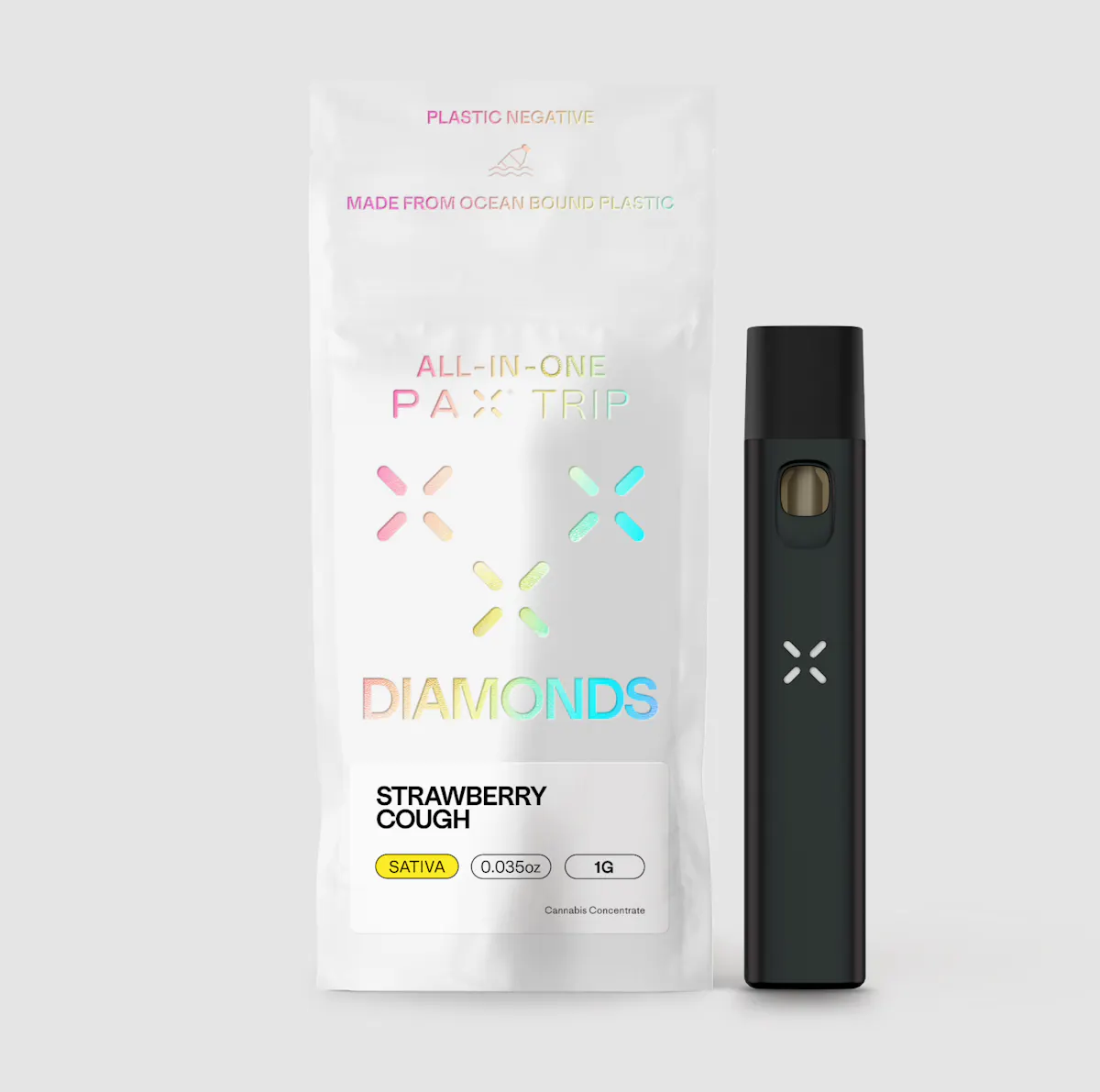 PAX Liquid Diamonds – Strawberry Cough Disposable 1g Vaporizers | PAX