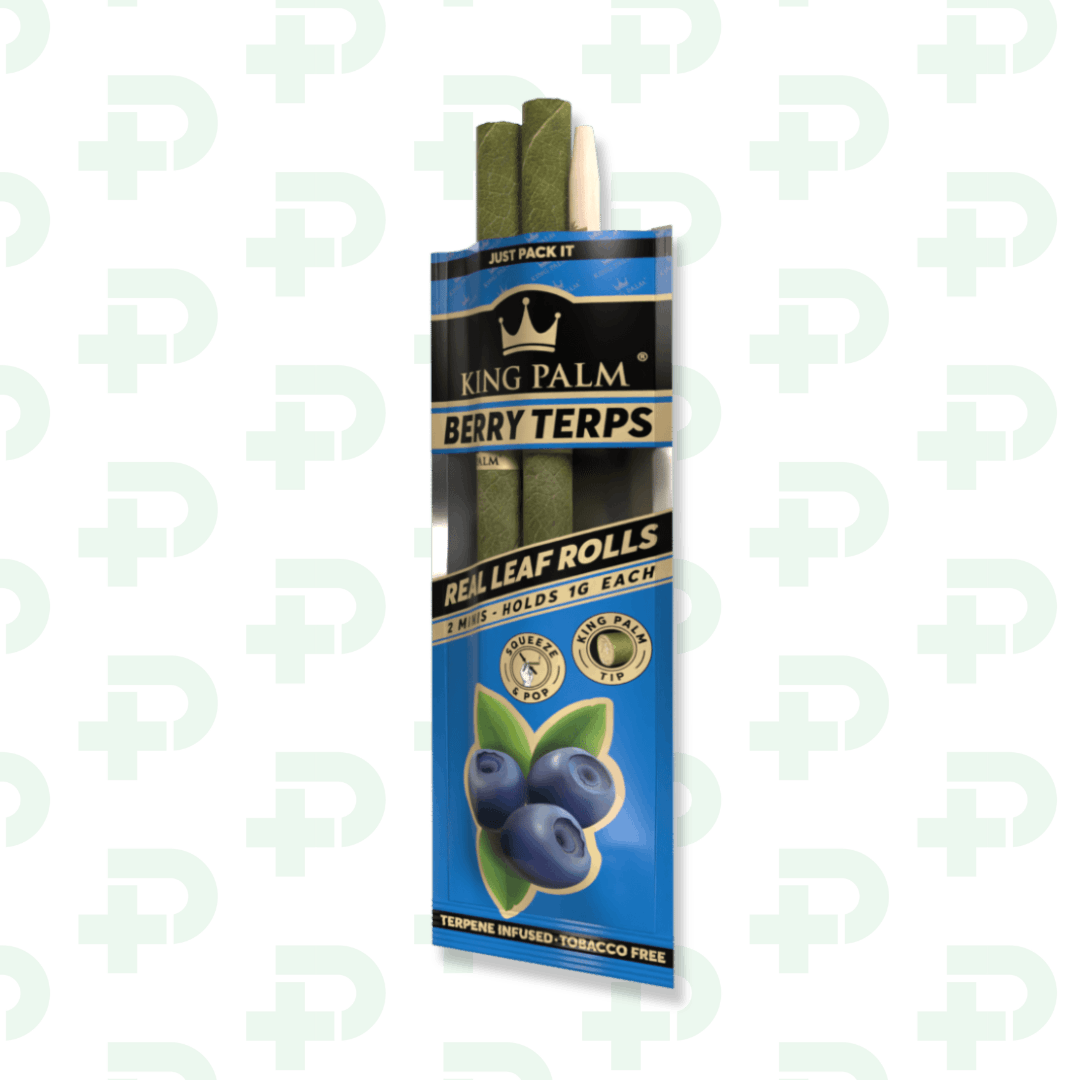 King Palm Leaf Roll Minis 2pk - Berry Terps