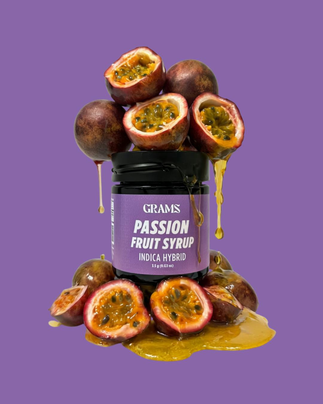 Passion Fruit Syrup | Flower | 3.5G by GRAMS CANNABIS | Buy Online ...