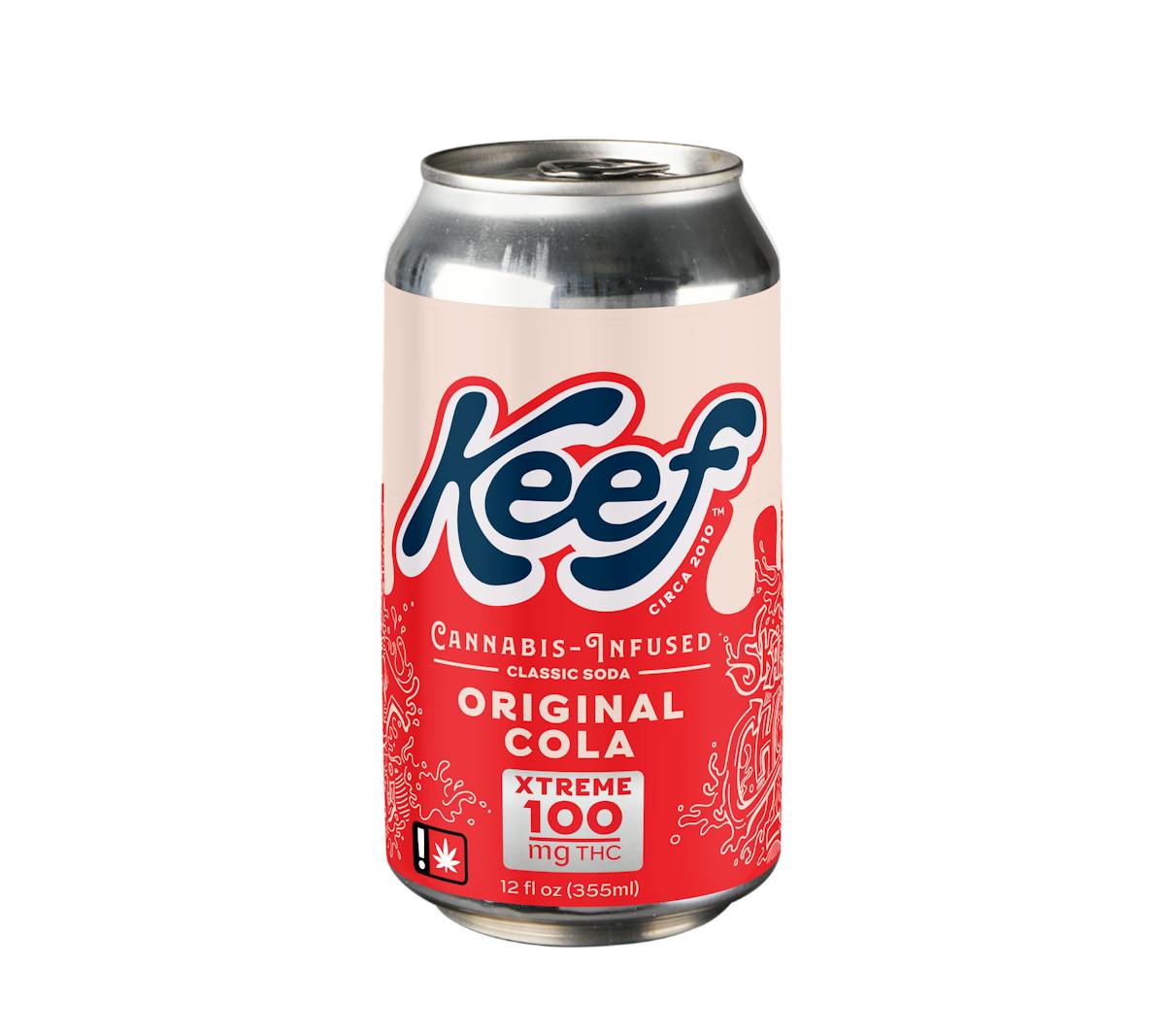 Keef 100mg ORIGINAL COLA XTREME Cannabis Infused Classic Soda 12g ...