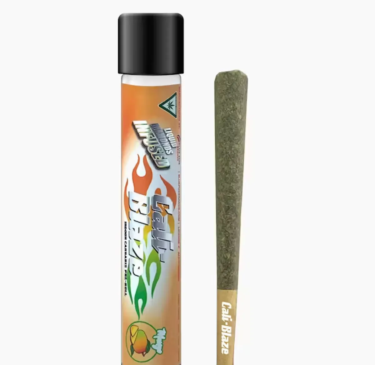 Cali Blaze Mango 1.2g Liquid Diamond Infused Preroll 1.2g Pre-rolls ...