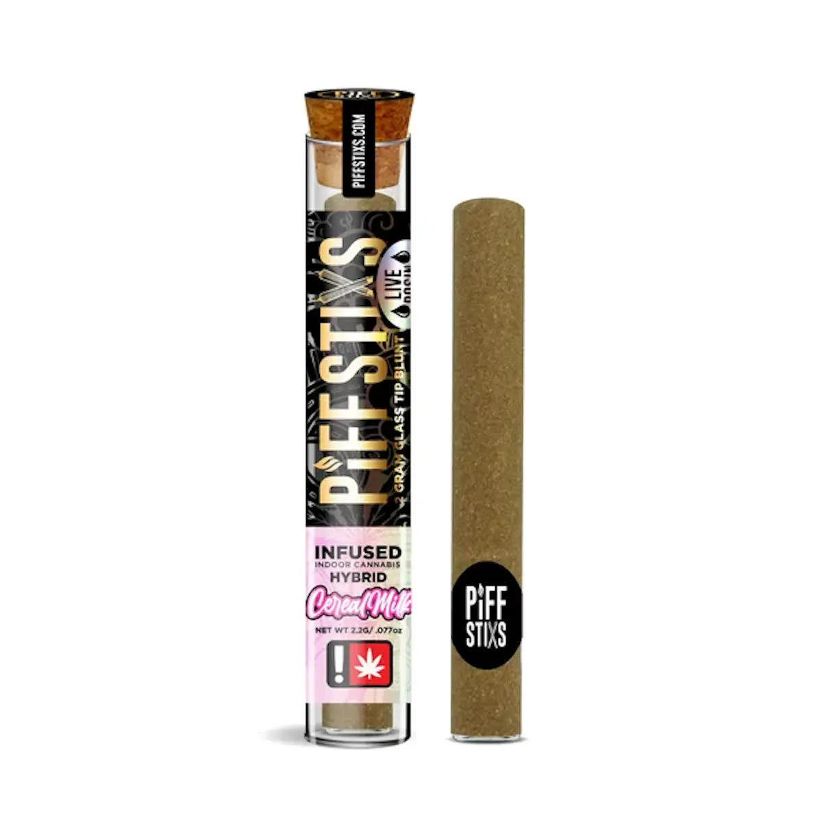 Piff Stixs 1g CAKE CRASHERS THCA Infused Glass Tip Mini Blunt 1g Pre ...