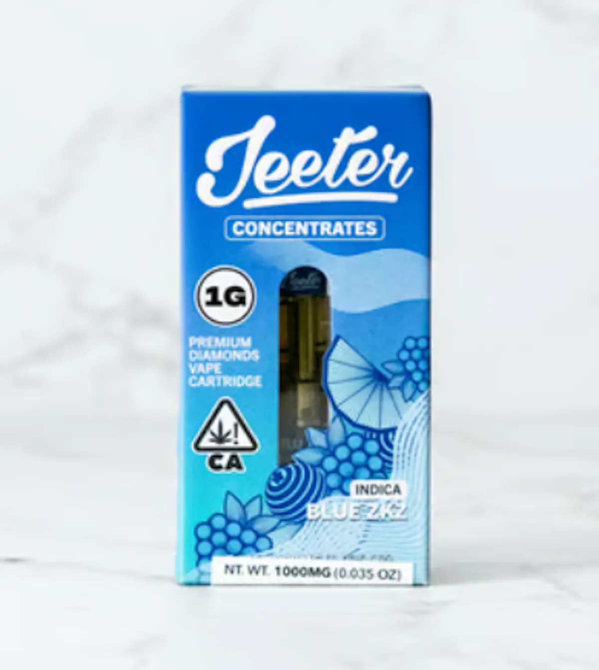 Jeeter Blue ZKZ 1g Liquid Diamonds Cartridge 1g Vaporizers | Jeeter