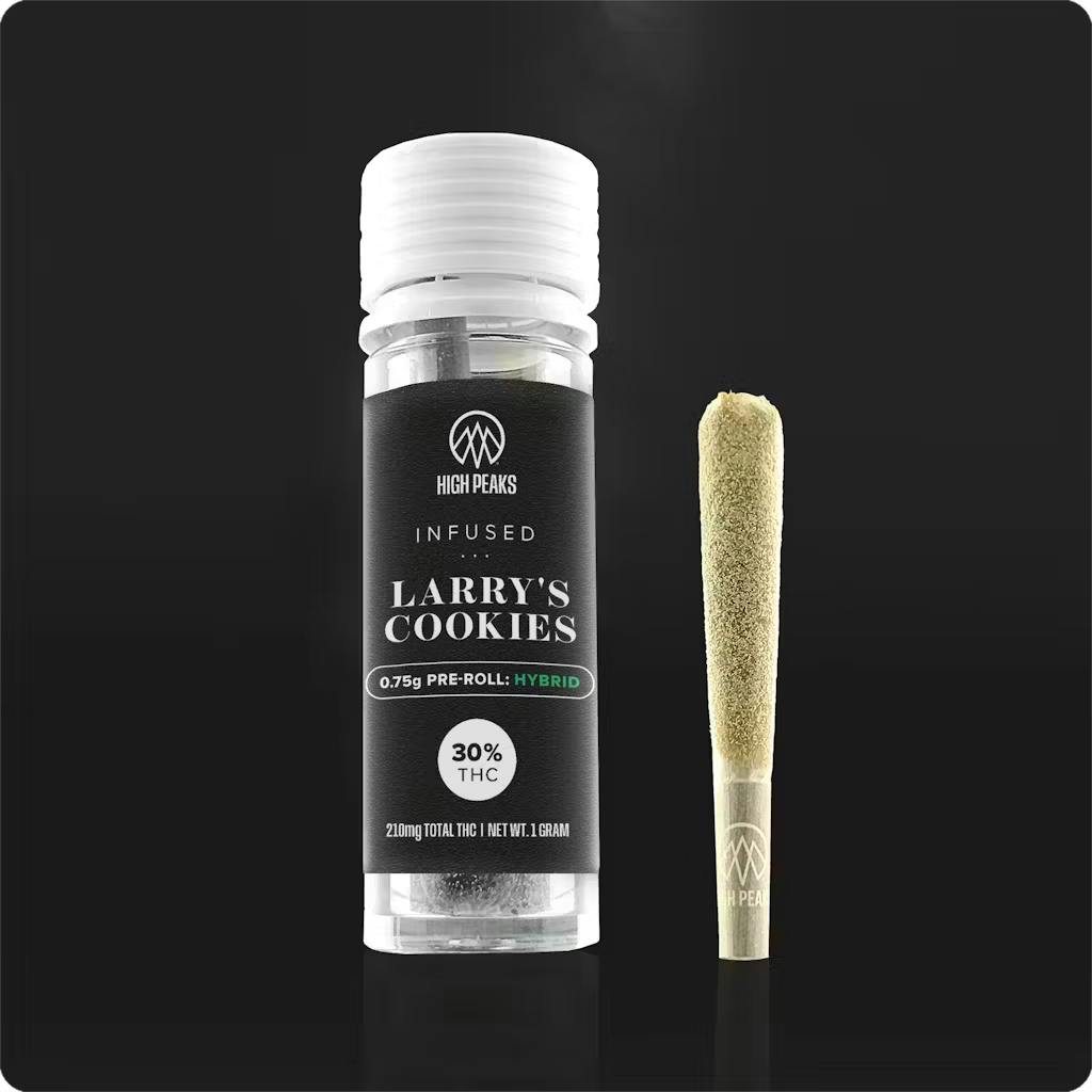 HIGH PEAKS HIGH PEAKS | Larry's Cookies infused pre-roll - Doobie
