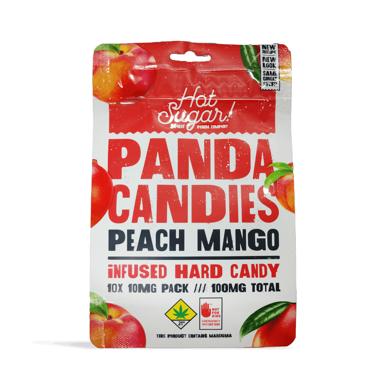 Panda Candies: Peach Mango - 10pk 100mg in Tacoma | Zips on 6th