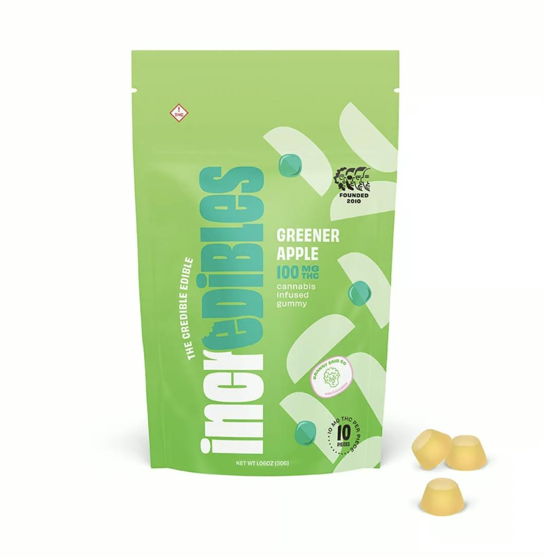 Incredibles (Green Thumb) Greener Apple | Soft Lozenges [10pk x 10mg ...