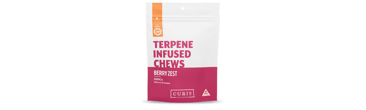 Terpene Infused Chews-Berry Zest [50mg THC] | Curaleaf
