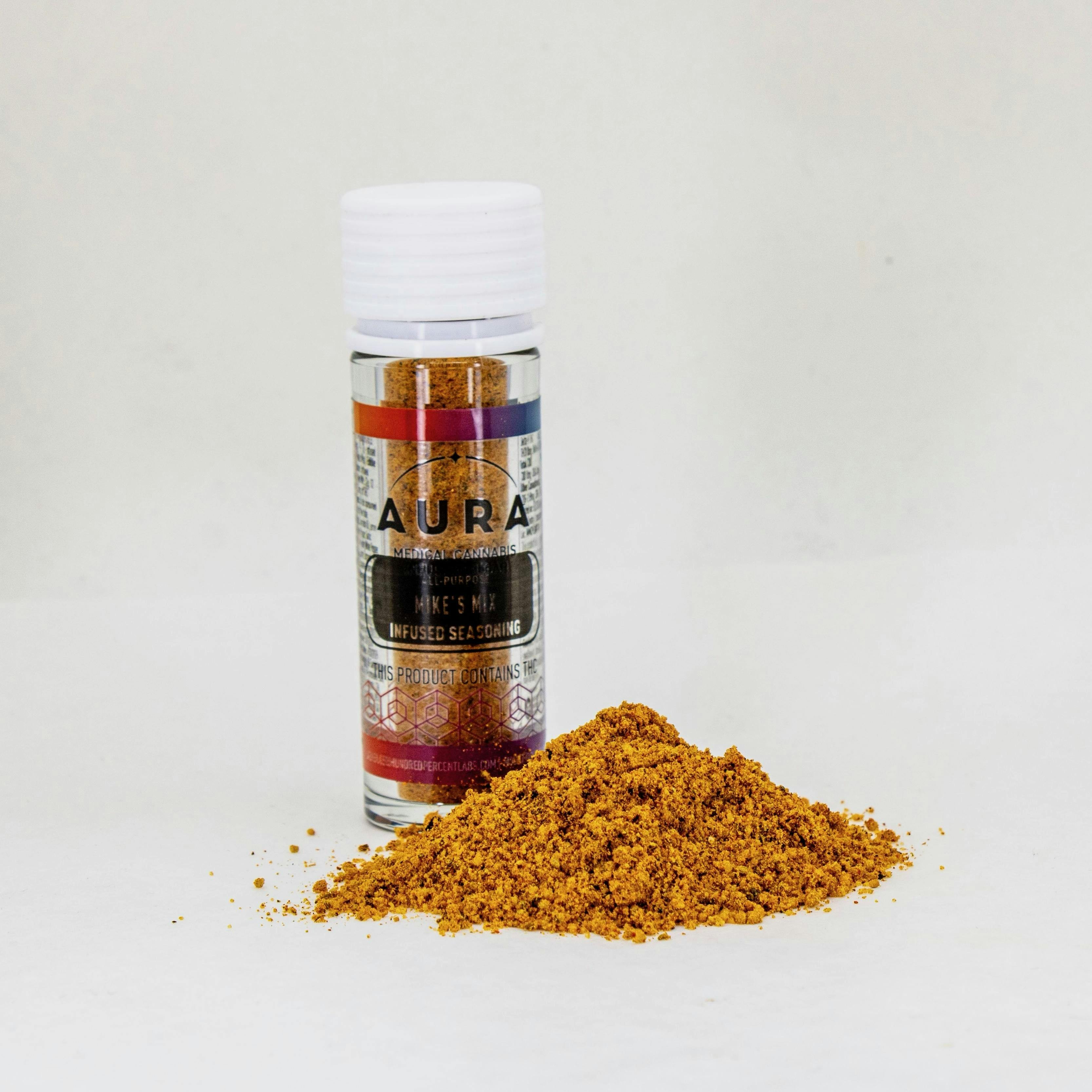 Mike’s Mix Infused Seasoning | 110mg 0.11g Edibles | Aura