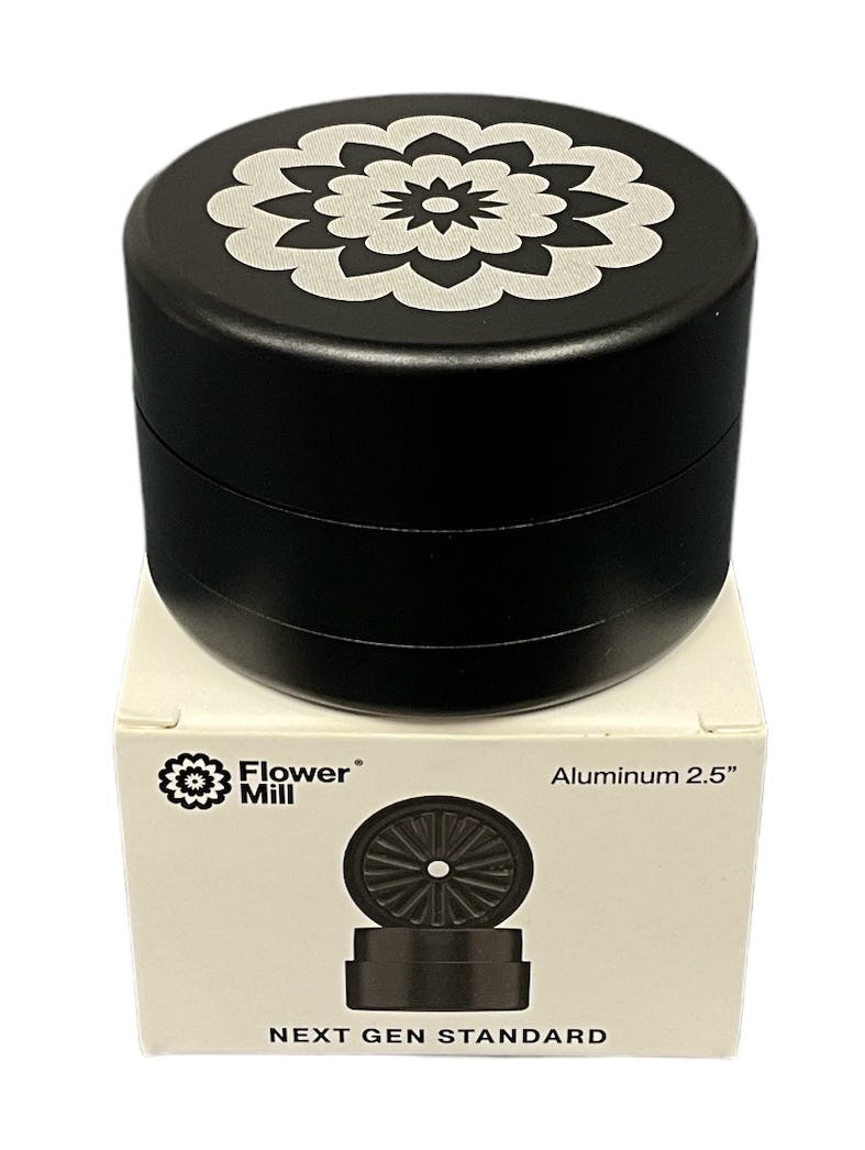 The Flowery NY | Flower Mill 2.5 Grinder Black