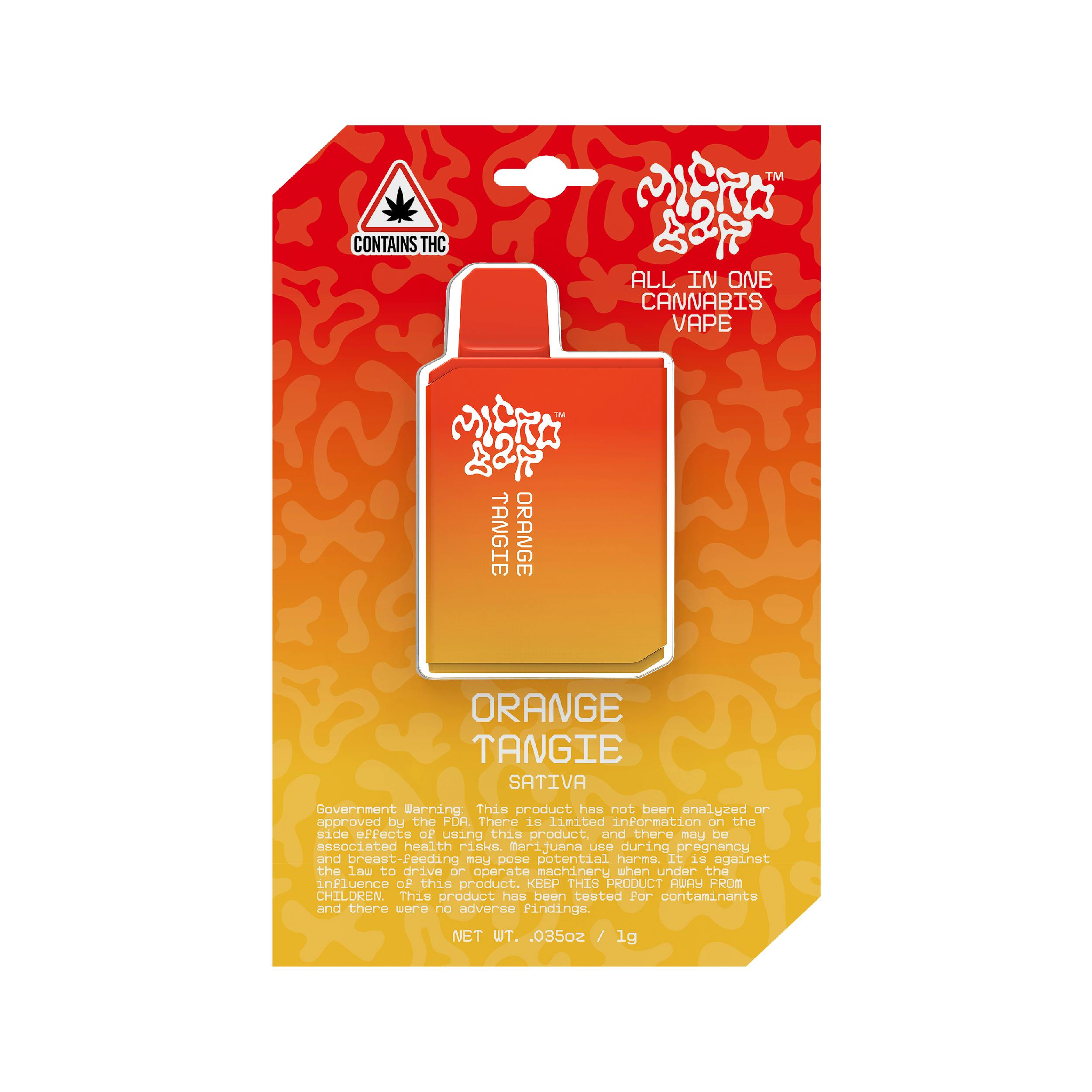 Microbar Disposable Vape – Orange Tangie 1g Vaporizers | Micro Bar