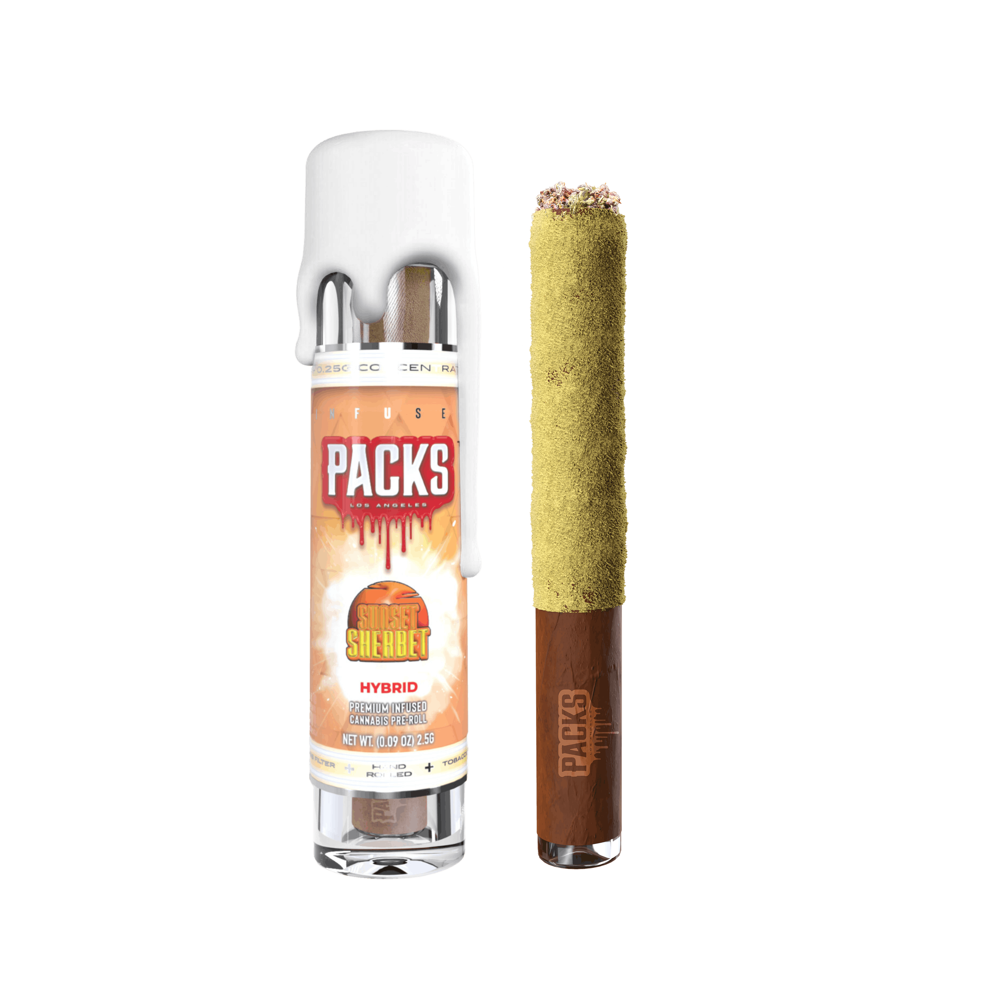 SUNSET SHERBERT | Classic Blunt | 2.5g - PACKS LA | Treehouse Cannabis