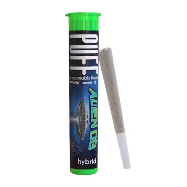 PUFF PREROLL PUFF | Alien OG Pre-roll, 1g - Bronx Joint NY Dispensary