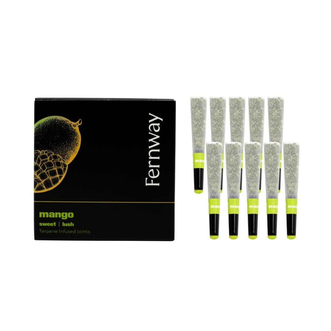 Mango Terpene Infused Pre-Roll 10-pack | 5g 5g Pre-rolls | Fernway