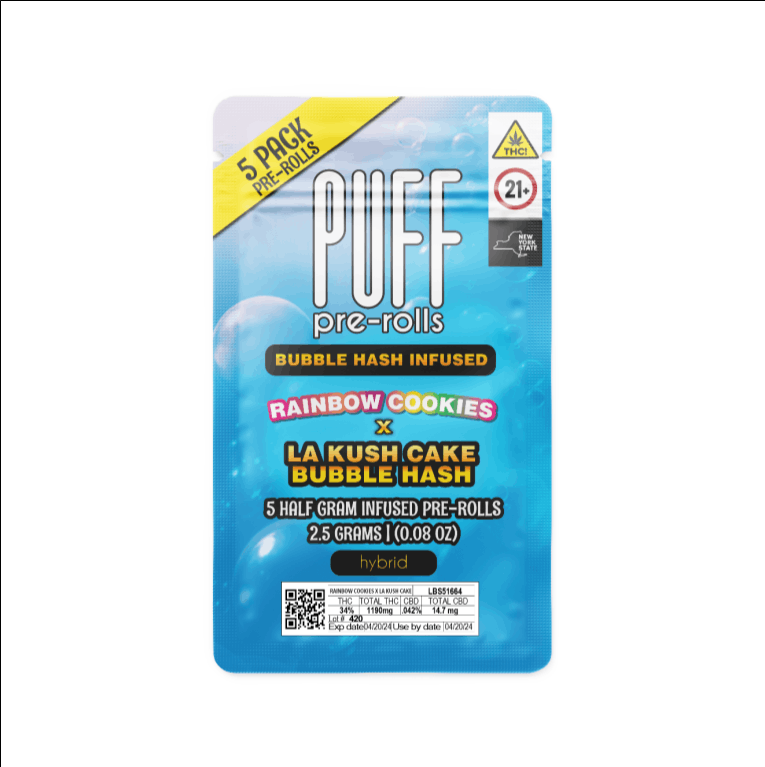 Buy Rainbow Cookies x LA Kush Cake - Bubble Hash Infused Pack - Hybrid ...