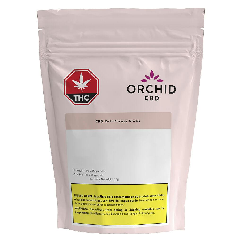Orchid CBD - CBD Rntz Flower Sticks - 10x0.35g