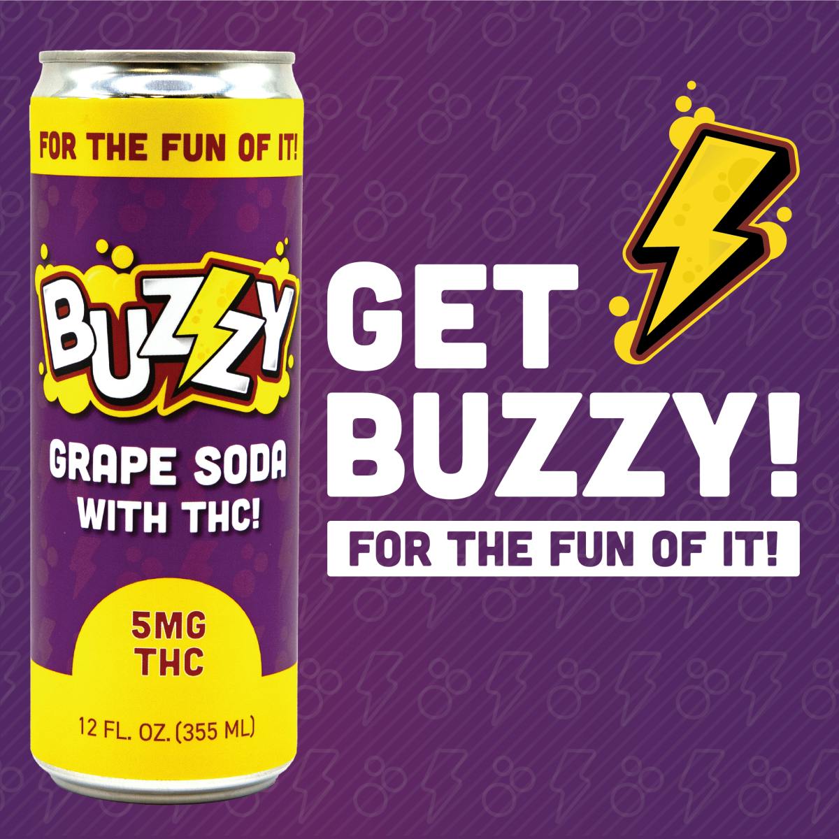 Buzzy Grape Soda | 12oz | Hybrid Marijuana for Sale | Joint Operations ...